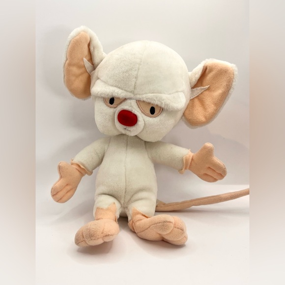 Warner Bros. | Toys | Vintage 996 Pinky And The Brain Warner Bros Plush ...